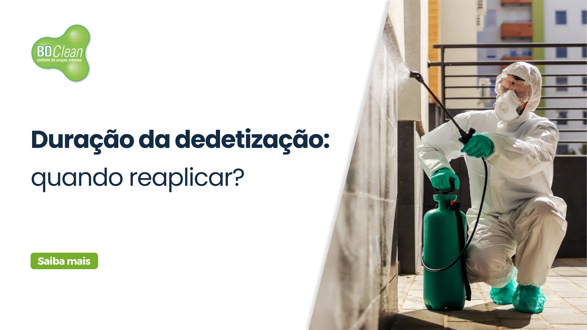 Duração Da Dedetização Quando Reaplicar